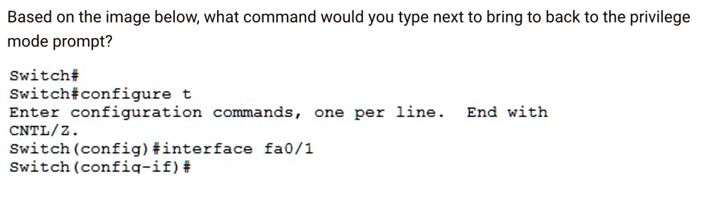 Solved Based On The Image Below What Command Would You Type Next To Bring It Back To The