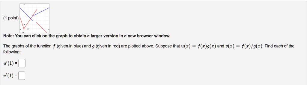 SOLVED: point) Note: You can click on the graph to obtain larger version in new browser window ...