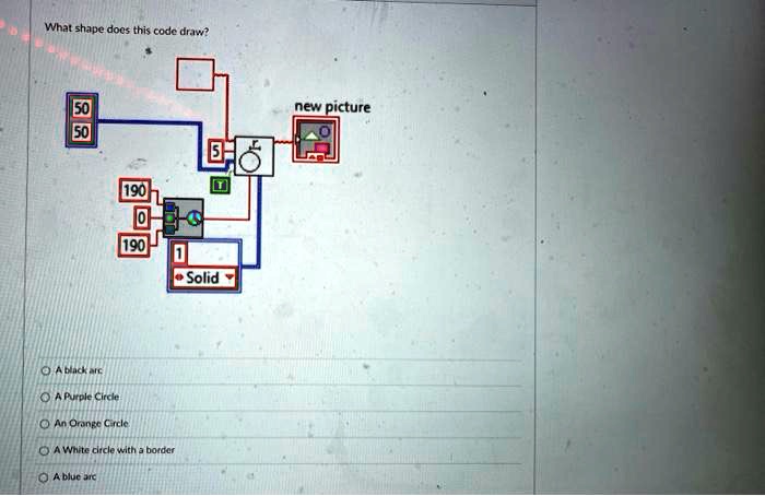 SOLVED: Please use the LabVIEW program to find the correct output ...