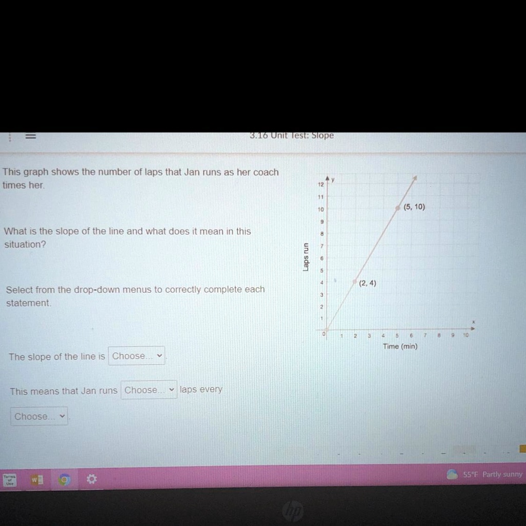 SOLVED: 'PLEASE HELP DUE IN 10 MINUTES!!!!! FIND THE SLOPE! 3.T6 Unit ...