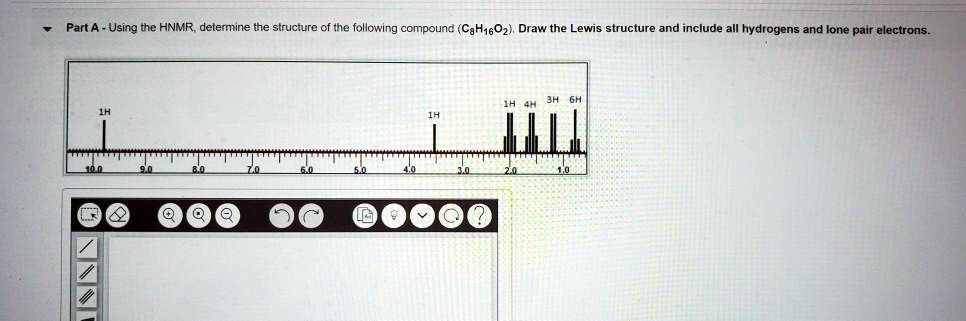 SOLVED: Part A - Using the HNMR, determine the structure of the ...