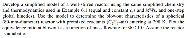 SOLVED: Using Matlab Develop a simplified model of a well-stirred ...