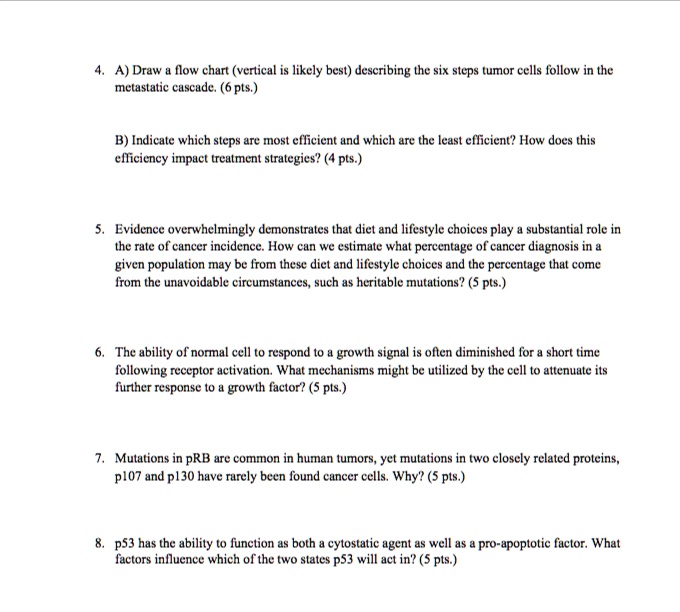 SOLVED: A) Draw flow chart (vertical likely best) describing the six ...