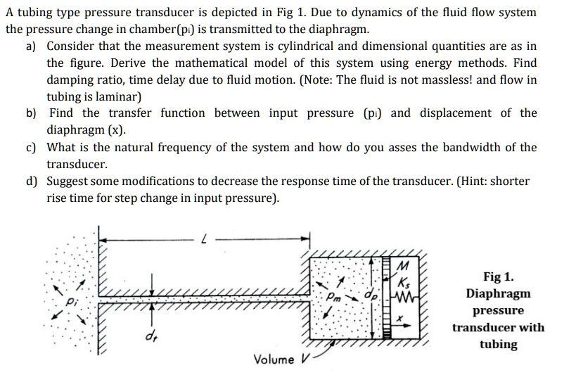 SOLVED: Note: Show the calculations in detail for each step! A tubing ...