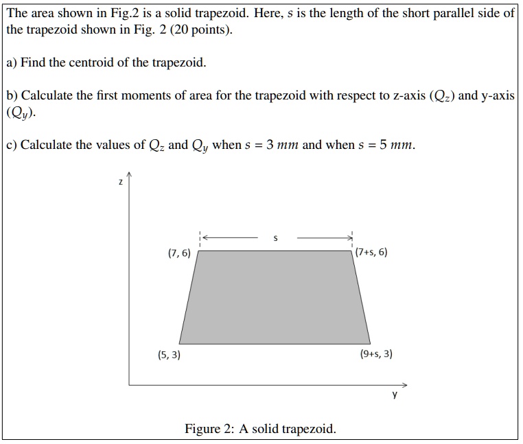 Centroid Of Trapezoid