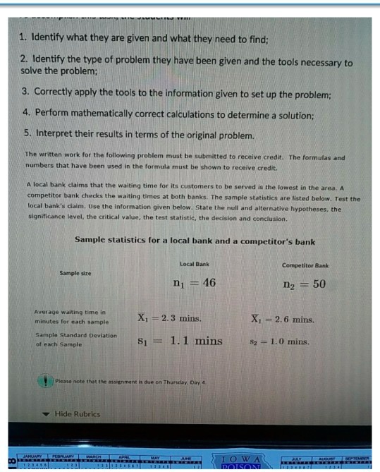 SOLVED: Identify what they are given and what they need to find ...