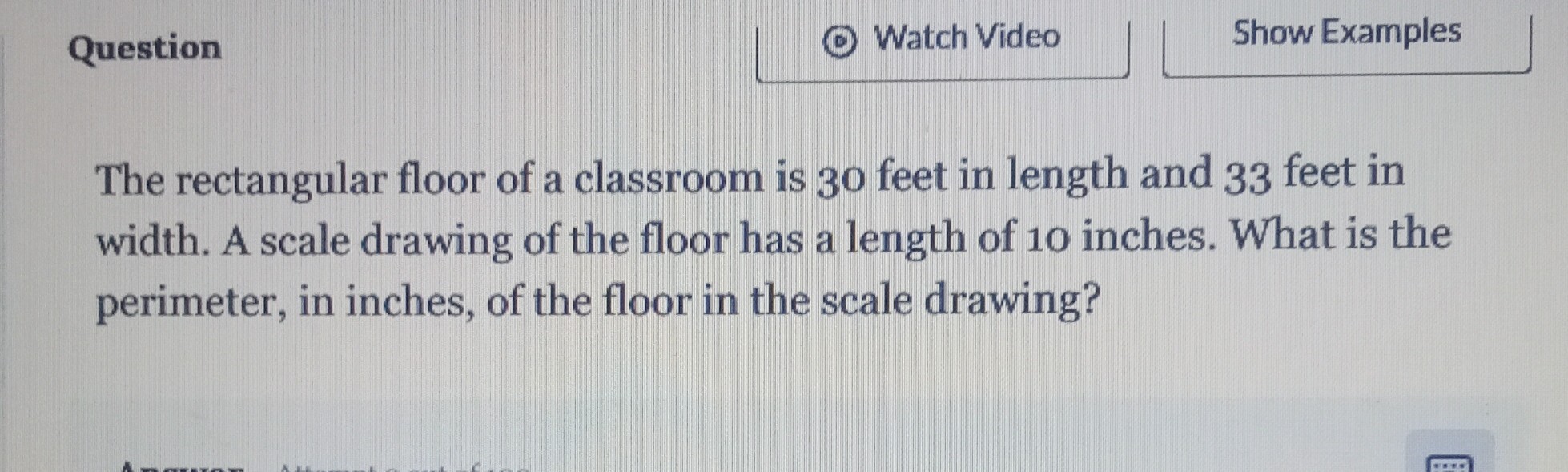 SOLVED: Question Watch Video Show Examples The rectangular floor of a ...