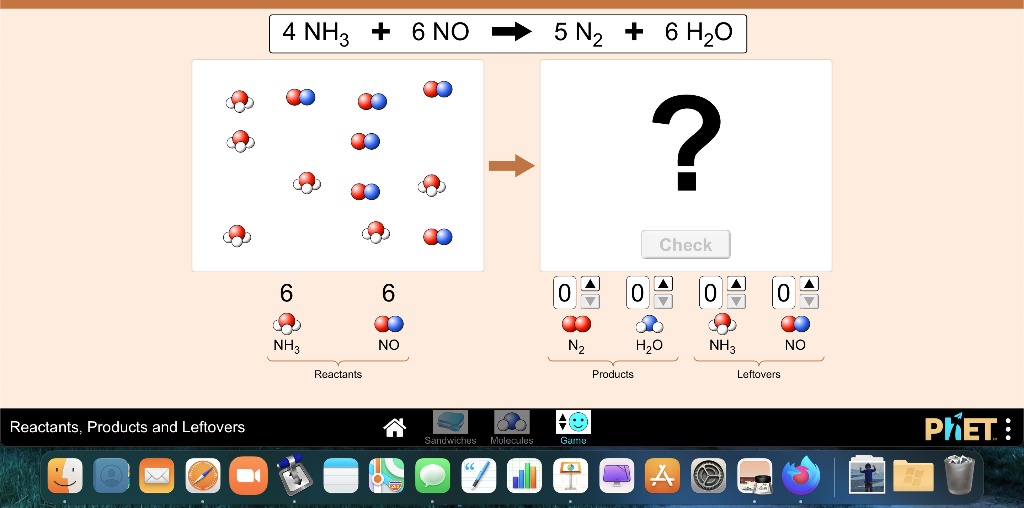 SOLVED:5 Nz + 6 HzO NH3 6 NO 2 Check NH3 ON Lcfovcs NH3 ON Hzo ...
