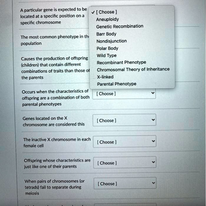 SOLVED: A particular gene is expected to be located at a specific ...