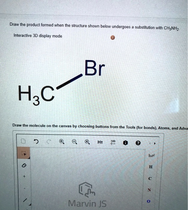 SOLVED: Draw the product formed when the structure shown below ...