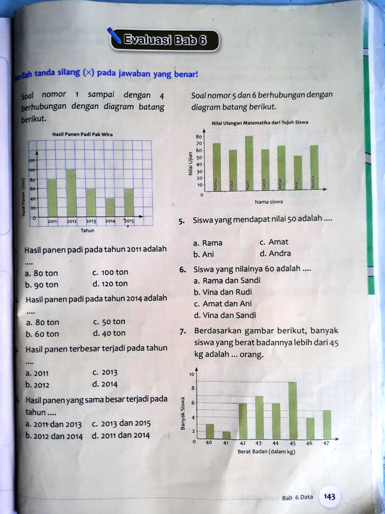 SOLVED: bantu tugas mtk kk plissssss Evaluasi Bab arah tanda silang ... SOLVED: bantu tugas mtk kk plissssss Evaluasi Bab arah tanda silang ...