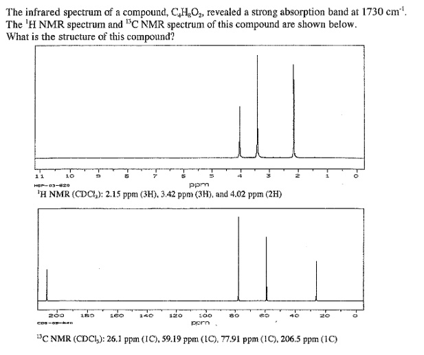 SOLVED: The infrared spectrum of compound, â‚¬H2O2, revealed a strong ...