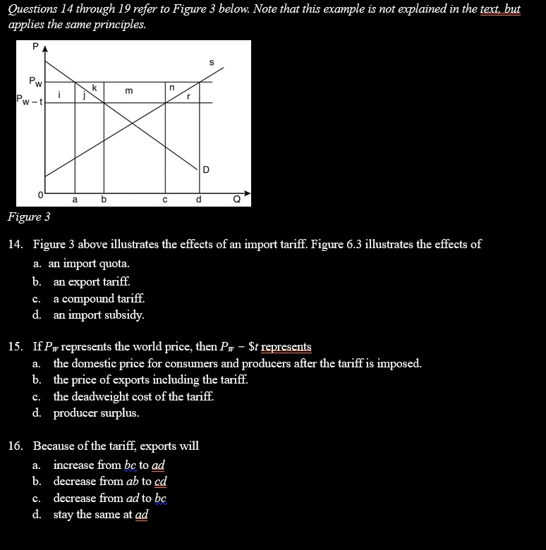 SOLVED: Questions 14 through 19 refer to Figure 3 below. Note that this example is not explained ...