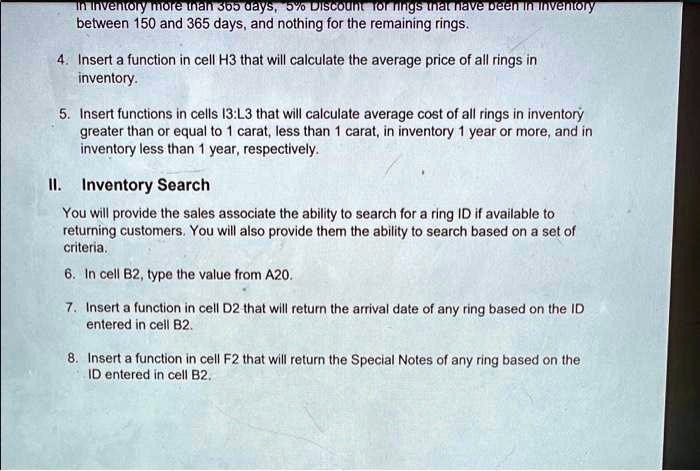 SOLVED: Step 7 and 8: Between 150 and 365 days, and nothing for the remaining rings. 4. Insert a ...