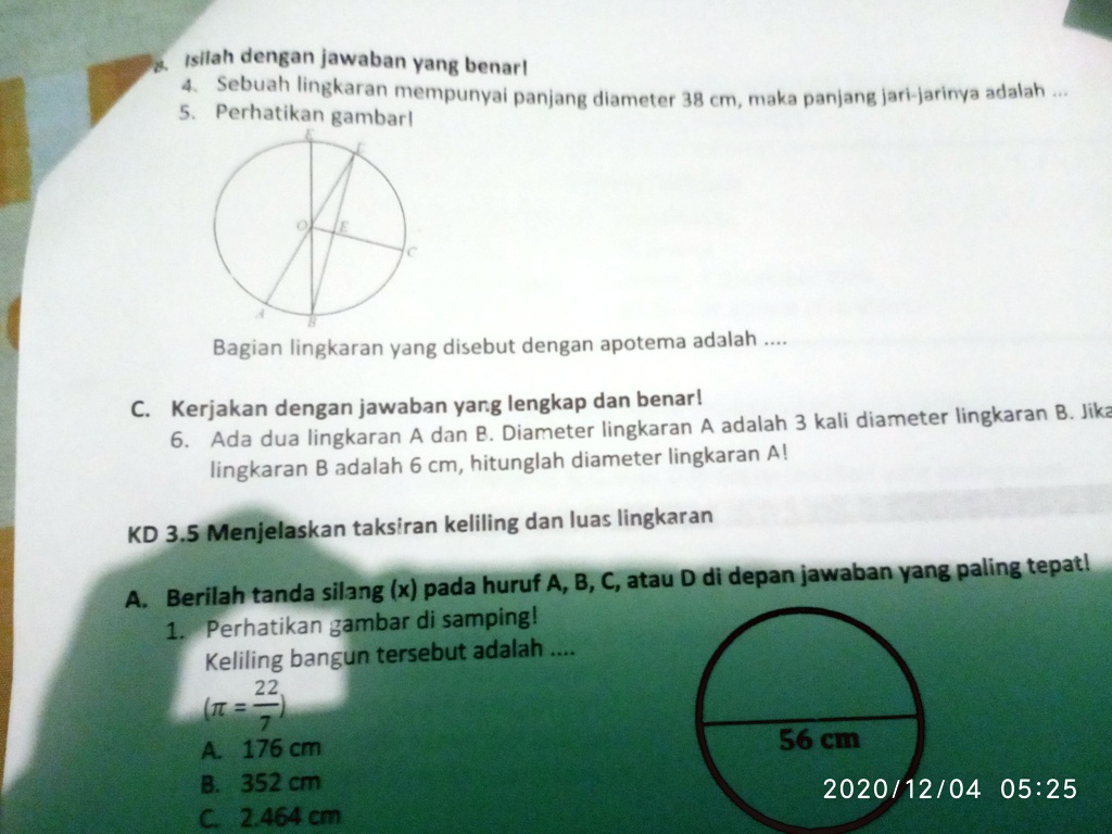 SOLVED: Jawab yang nomor 5 plis pakej caranya ya kak..... Isllah dengan ... SOLVED: Jawab yang nomor 5 plis pakej caranya ya kak..... Isllah dengan ...