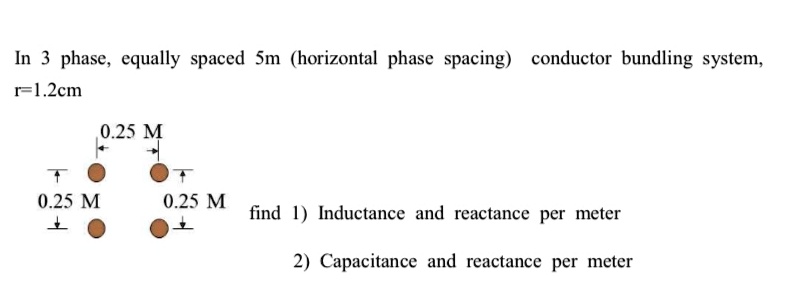 Video Solution In A 3 Phase Equally Spaced 5m Horizontal Phase