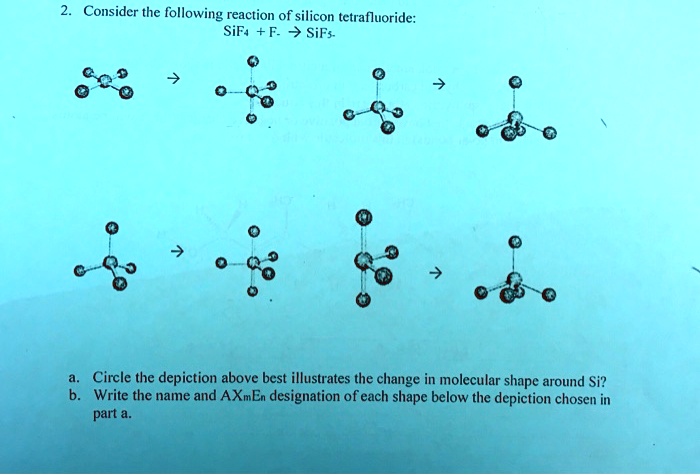 SOLVED: Consider the following reaction of silicon tetrafluoride: SiFa ...