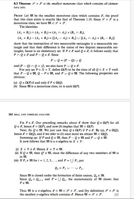 SOLVED: This theorem is from the book Rudin Walter Real and Complex ...