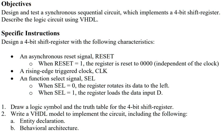 Objectives Design and test a synchronous sequential circuit, which ...