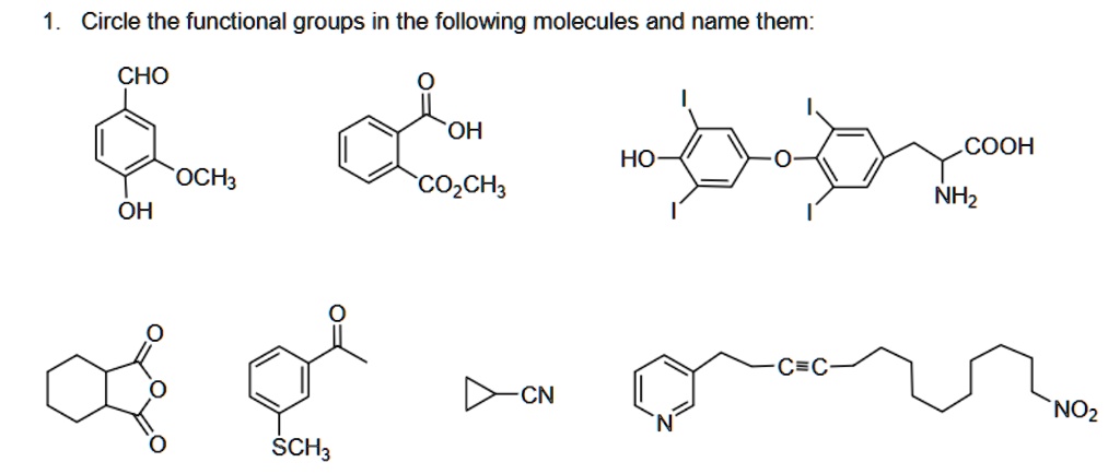 Functional Groups- Definition, Types, Structure, Examples, 52% OFF