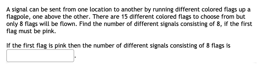 [GET ANSWER] A signal can be sent from one location to another by running different colored ...
