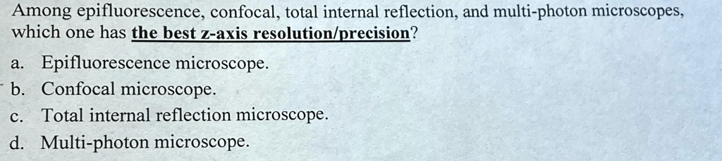 Among epifluorescence, confocal, total internal reflection, and multi ...