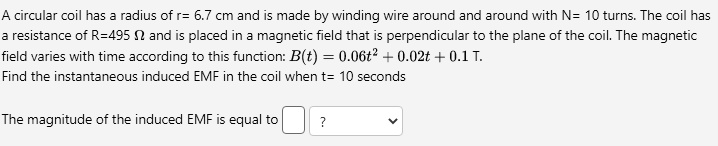 SOLVED: the rate of change of magnetic flux through the coil. The ...