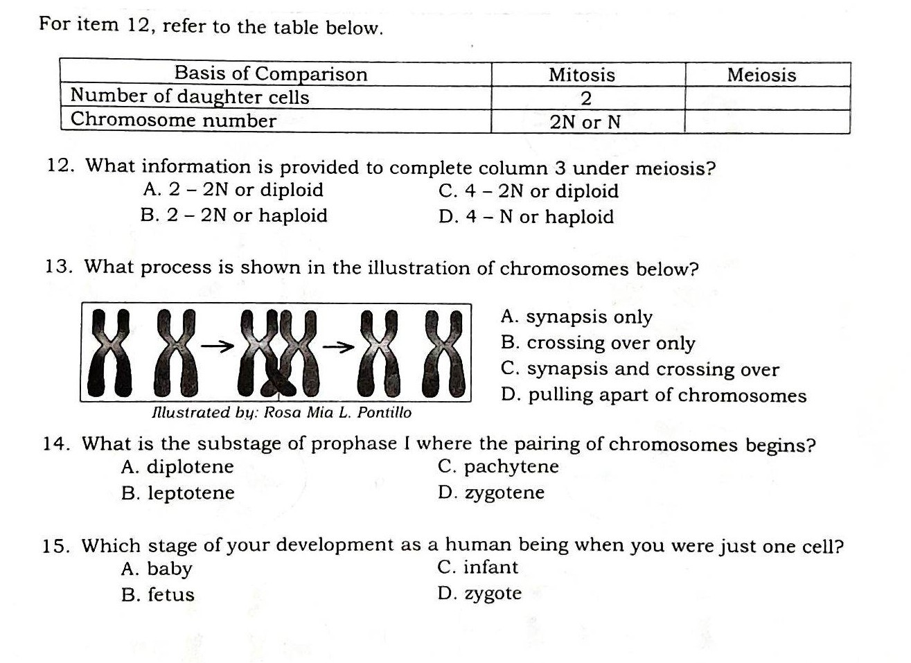 [GET ANSWER] For item 12 , refer to the table below. 1|c| Basis of ...