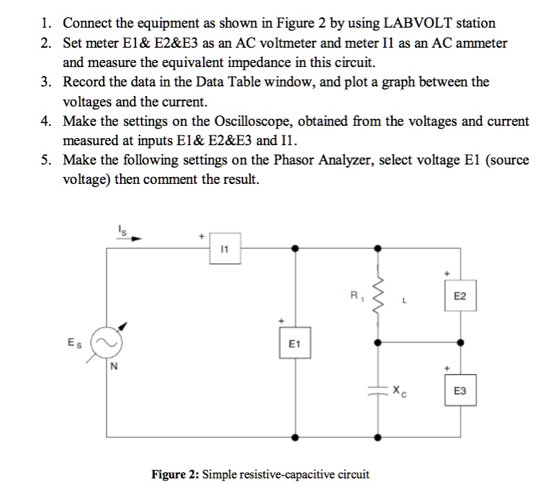 SOLVED: 1. Connect the equipment as shown in Figure 2 by using LABVOLT ...