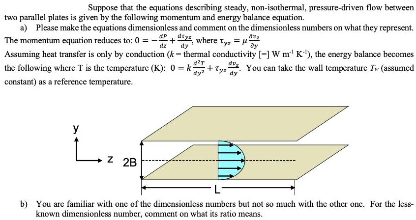 SOLVED: Suppose that the equations describing steady,non-isothermal ...