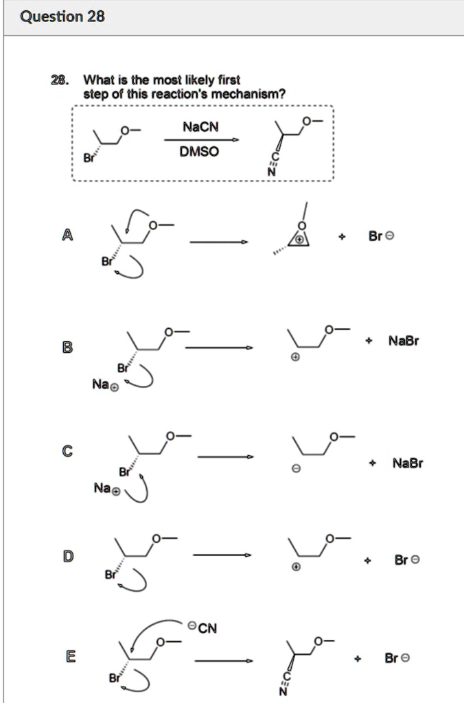 SOLVED: Question 28 28. What is the most likely first step of this ...