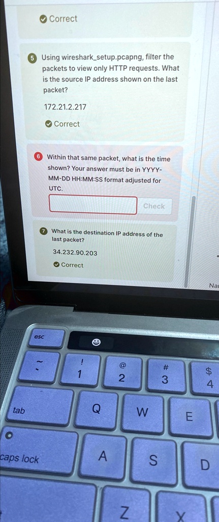 SOLVED: 5 Using wiresharksetup.pcapng, filter the packets to view only HTTP requests. What is ...