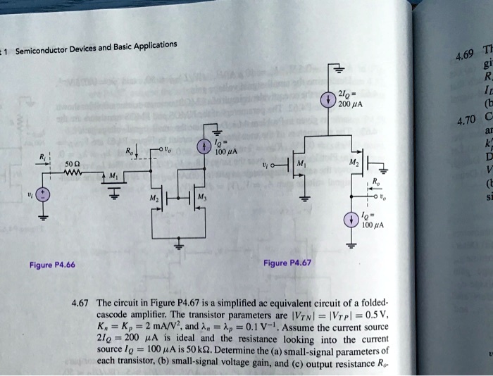1 Semiconductor Devices and Basic Applications U Ro ou 100 ?? R1 50 ? W ...
