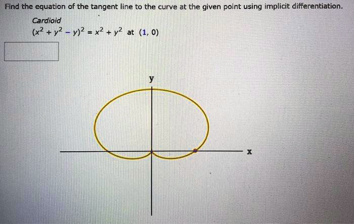 find the equation of the tangent line to the curve at the given point using implicit ...