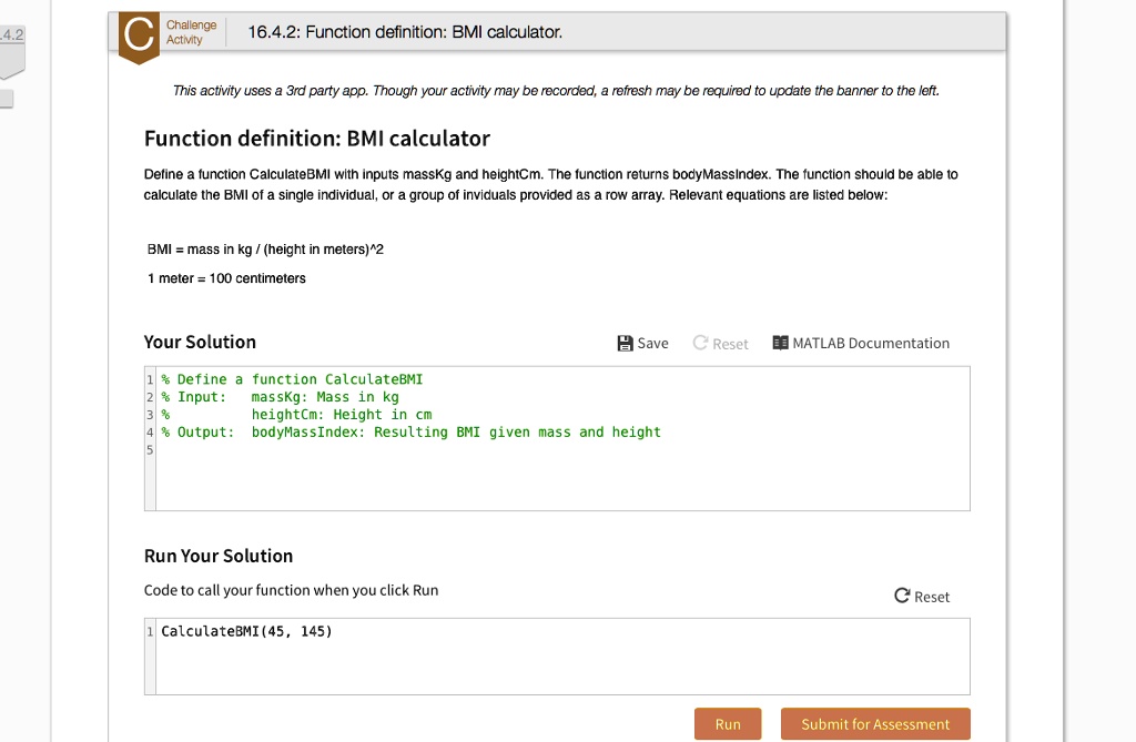 SOLVED: MATLAB!!! This is supposed to use Arrays and functions, so please post a solution that ...