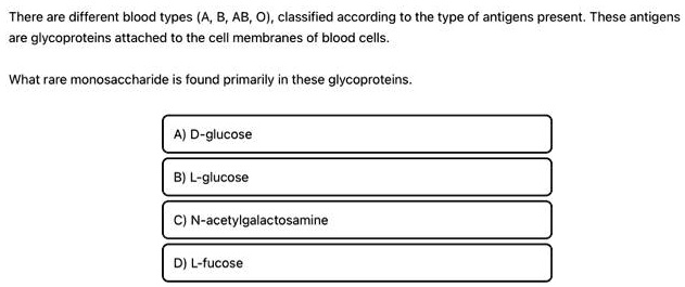 There are different blood types (A, B, AB, O), classified according to ...