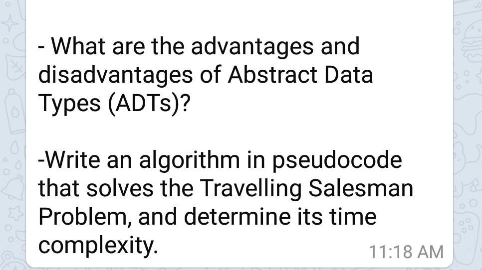 what are the advantages and disadvantages of abstract data types adts ...