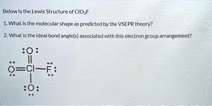 VIDEO solution: Below is the Lewis Structure of ClOF2.