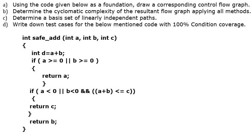 Solved Please Send A Solution For Part A A Using The Code Given Below As A Foundation Draw A
