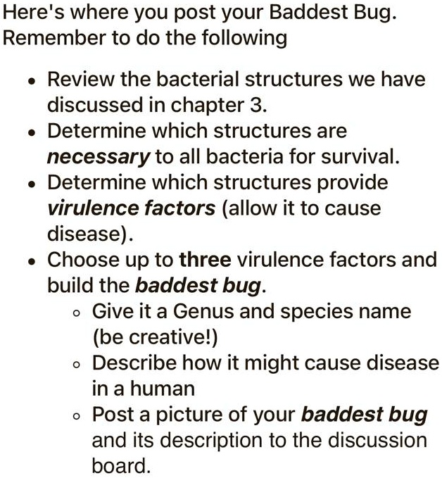 SOLVED: Here's where you post your Baddest Bug: Remember to do the ...