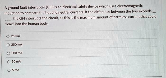 A ground fault interrupter (GFI) is an electrical safety device which ...