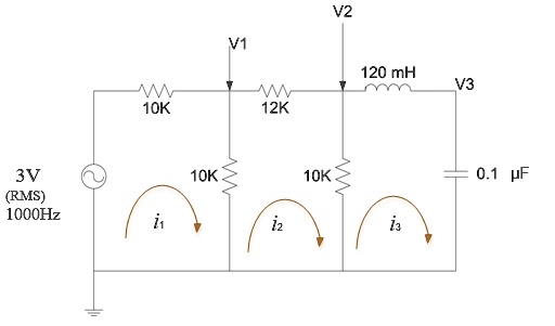 SOLVED: Calculate the theoretical voltage at each node of the Figure 2 circuit using the mesh ...