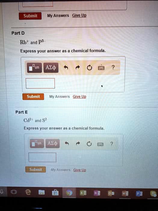 SOLVED: ' Enter the correct ionic formula for the compound formed between the following