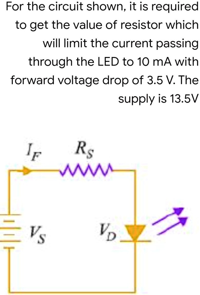 SOLVED: For the circuit shown, it is required to get the value of ...
