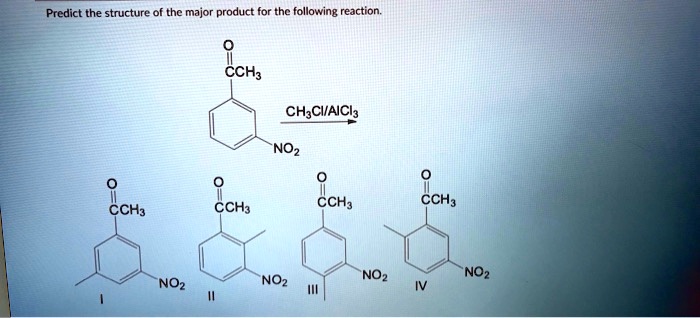 SOLVED: Predict the structure of the major product for the following ...