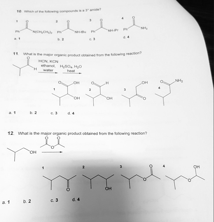 VIDEO solution: 10. Which of the following compounds N(CH3)3 NH4I What ...