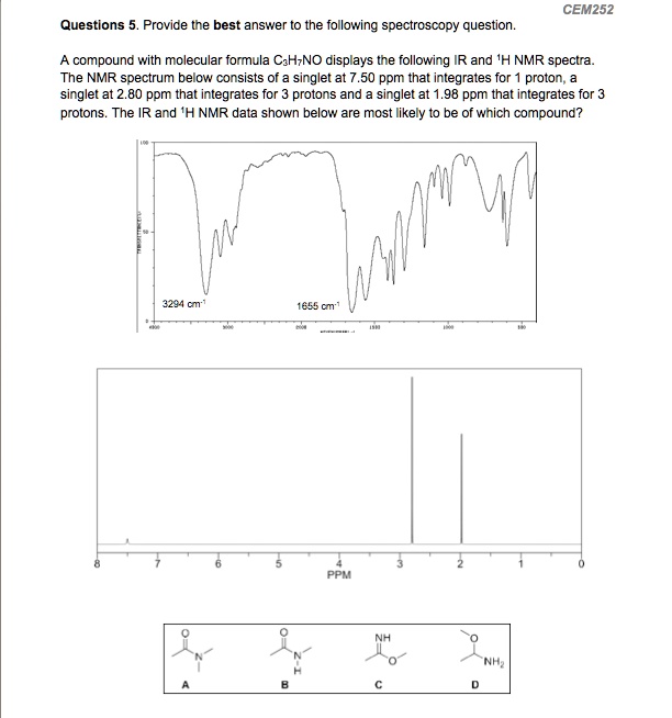 SOLVED:CEM252 Questions Provide tne best answe t0 the following ... SOLVED:CEM252 Questions Provide tne best answe t0 the following ...