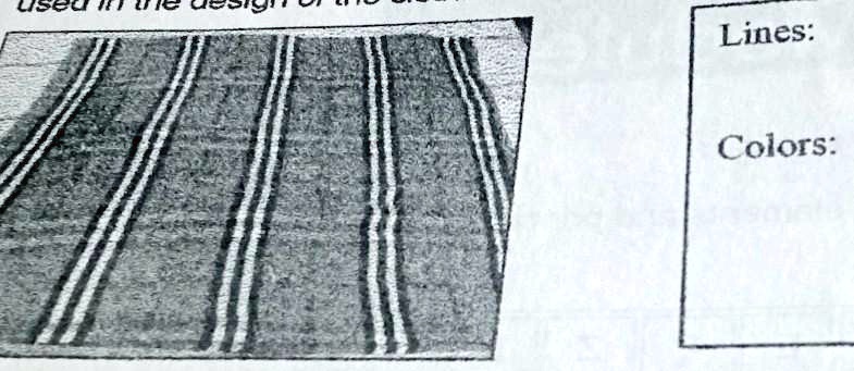 SOLVED: Below is the picture of the famous patadyong in Iloilo ...