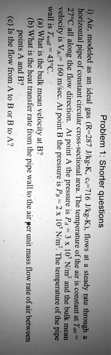 SOLVED: (c) Is the flow from A to B or B to A? points A and B aWhat is ...