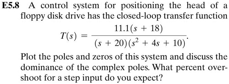 SOLVED: PLEAS show all work I really need to learn it, Thank You! E5.8 ...